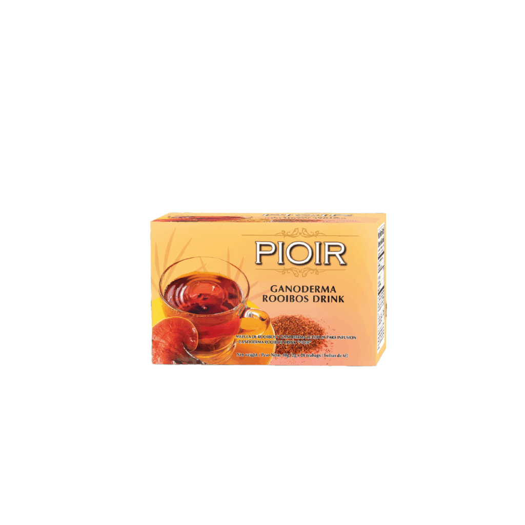 🍃 PIOIR ROOIBOS DRINK | INFUSIÓN SIN CAFEÍNA + GANODERMA